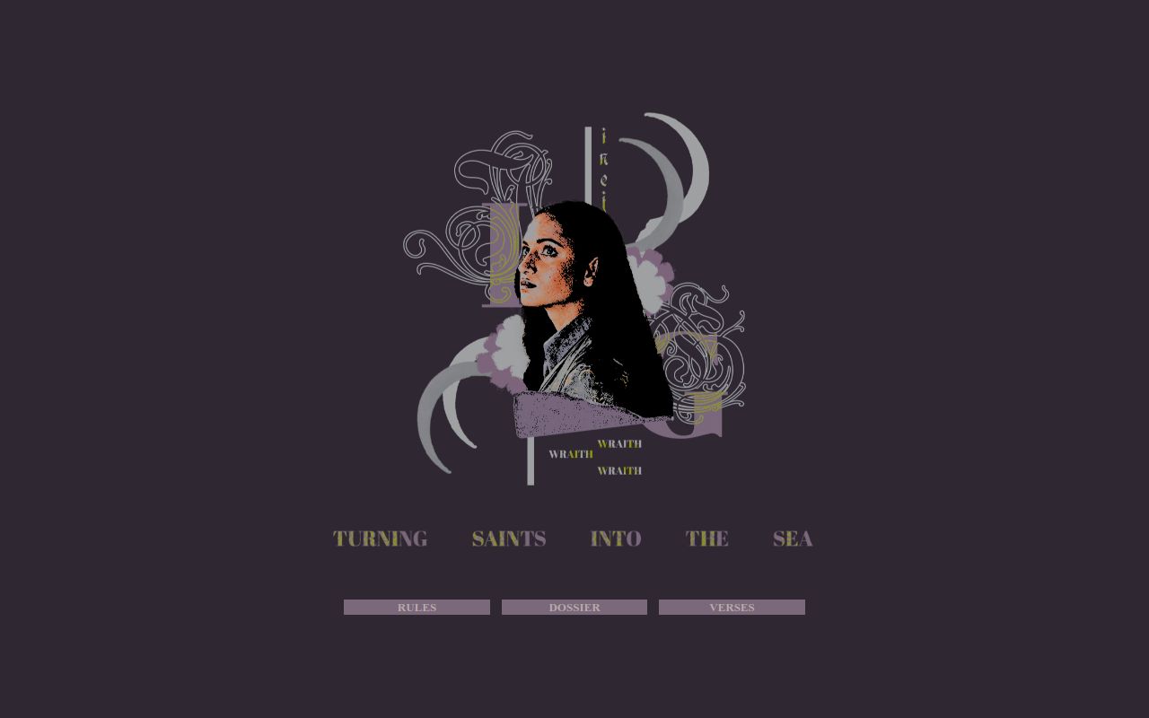 TURNING SAINTS INTO THE SEA.